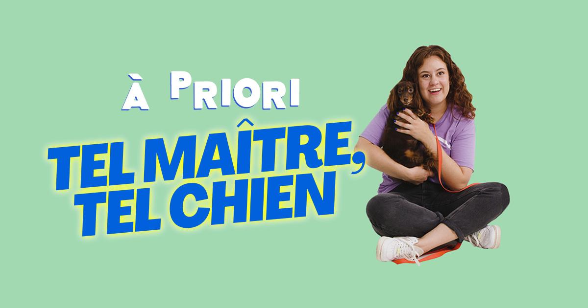 A priori : Such master, such dog | URBANIA Media